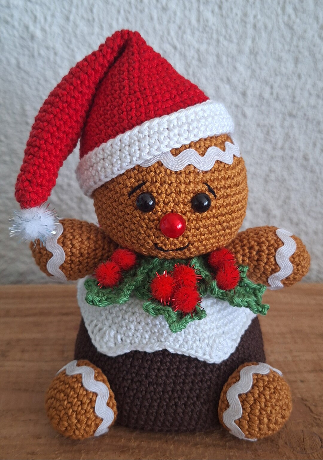 Crochet Pattern PDF: Gingerbread Christmas Pudding - Pattern ONLY ...