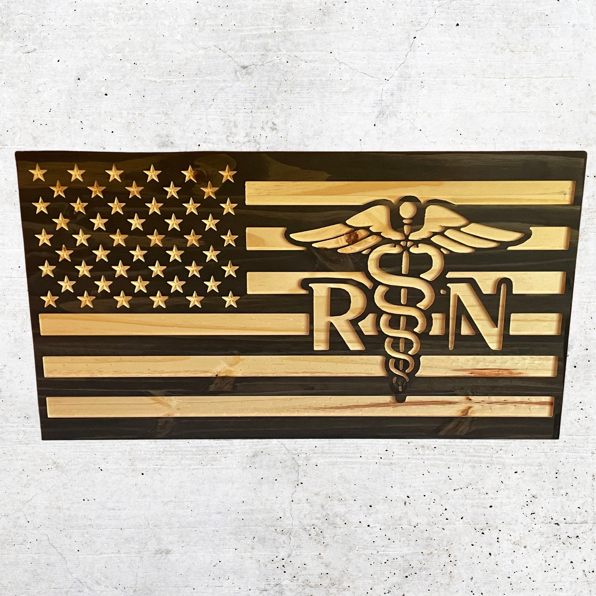 Nursing Flag Subdued Nurse Gift RN Gift Nursing Nurse - Etsy