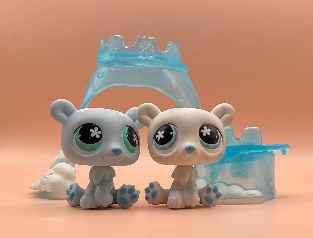 Lps Littlest Pet Shop 646 and 647 Polar Bear and Playground - Etsy