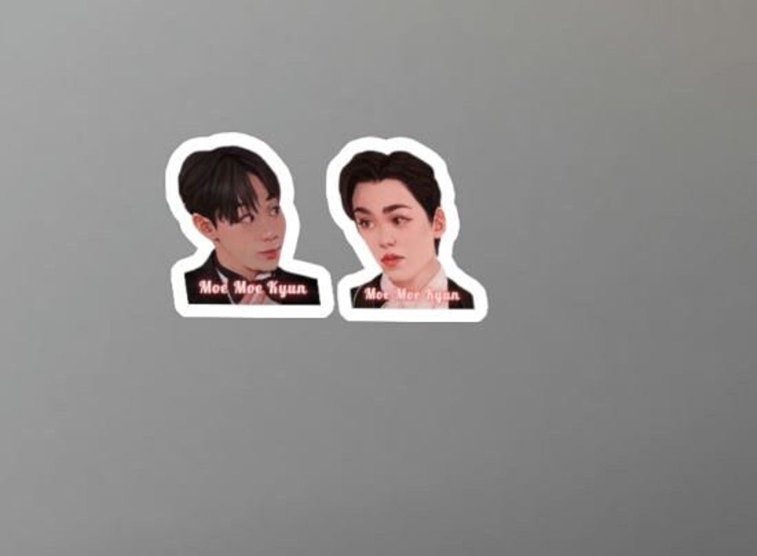 Seventeen Moe Moe Kyun Kiss-cut Vinyl Decals Featuring Seungkwan and ...