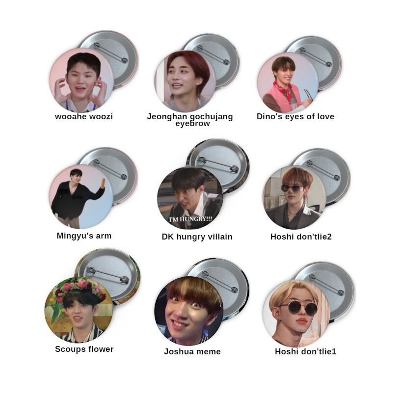 Cute Seventeen Pin Buttons Inspired From Going Seventeen - Etsy