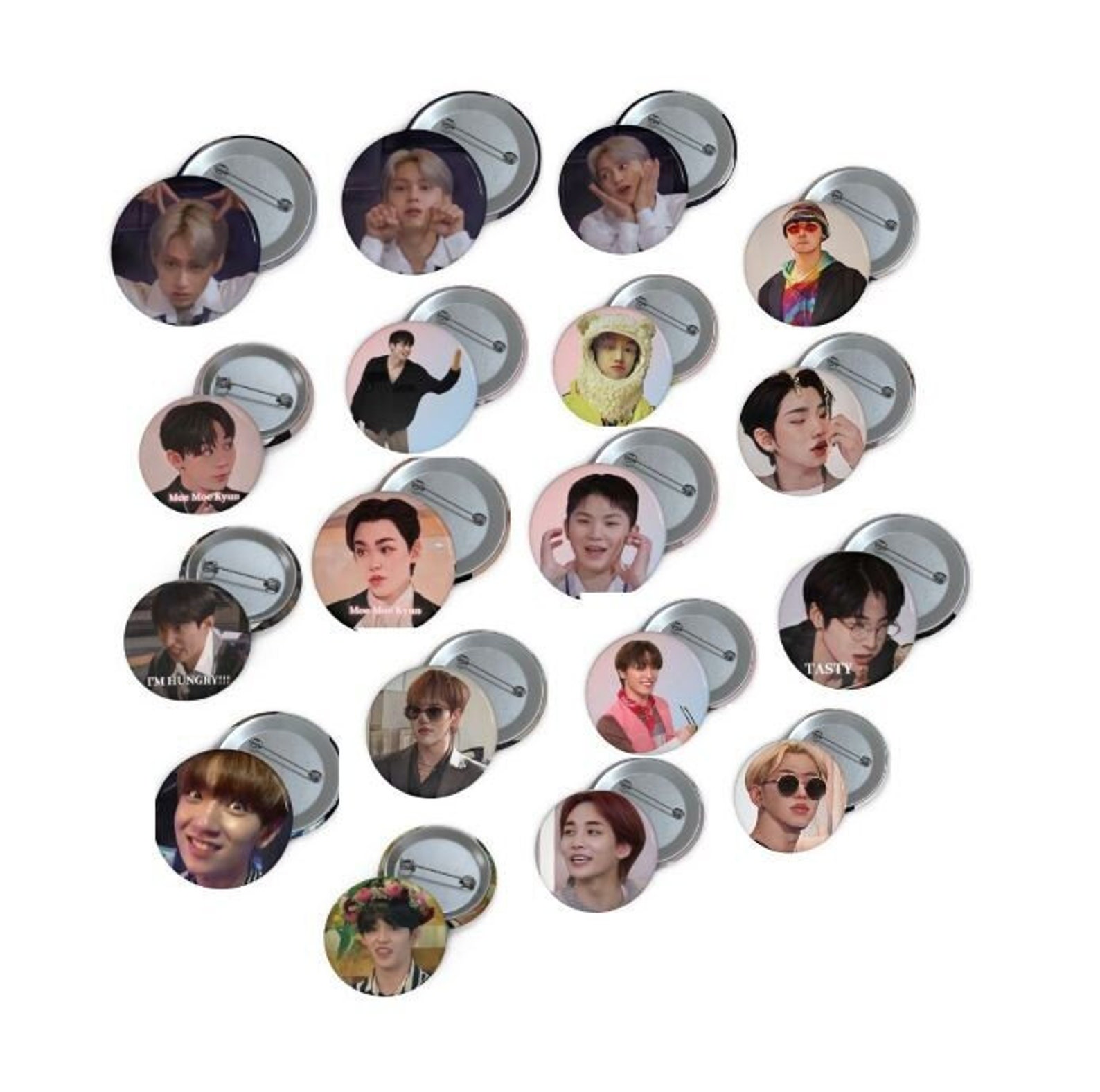 Cute Seventeen Pin Buttons Inspired From Going Seventeen - Etsy