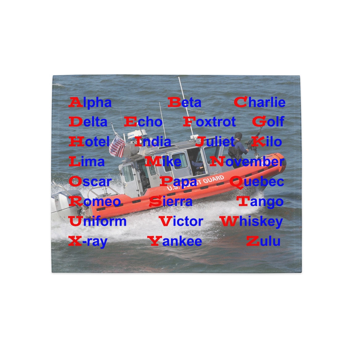 Placemat Set Phonetic Alphabet With First Responders - Etsy