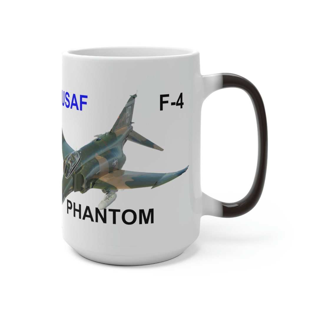 Color Changing Mug USAF Phantom F-4 Fighter Jet - Etsy