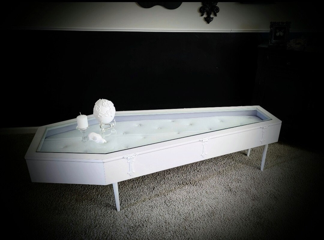 Coffin Shadow Box/display Coffee Table - Lilith - Etsy