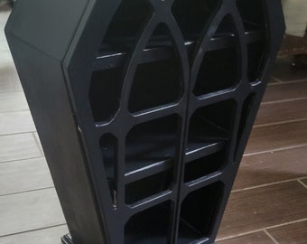 Coffin Bookshelf 4 Ft - Etsy