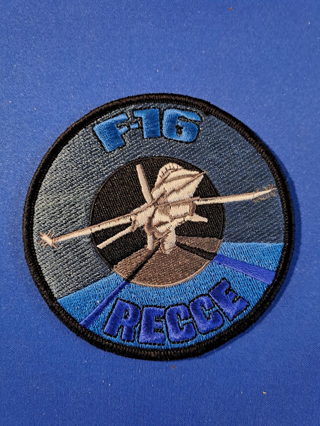 Opstrijkbare Badge F-16 Embleem - Etsy