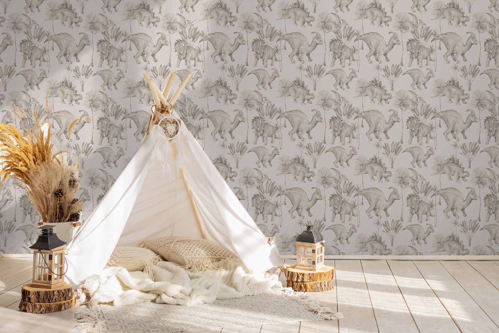 Dinosaur Wallpaper, Boy Nursery Wallpaper, Dinosaur Wallpapers ...