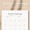 100 Day Challenge Printable, A4/a5/letter/half Letter, PDF - Etsy