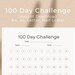90 Day Challenge Printable, A4/a5/letter/half Letter, PDF - Etsy