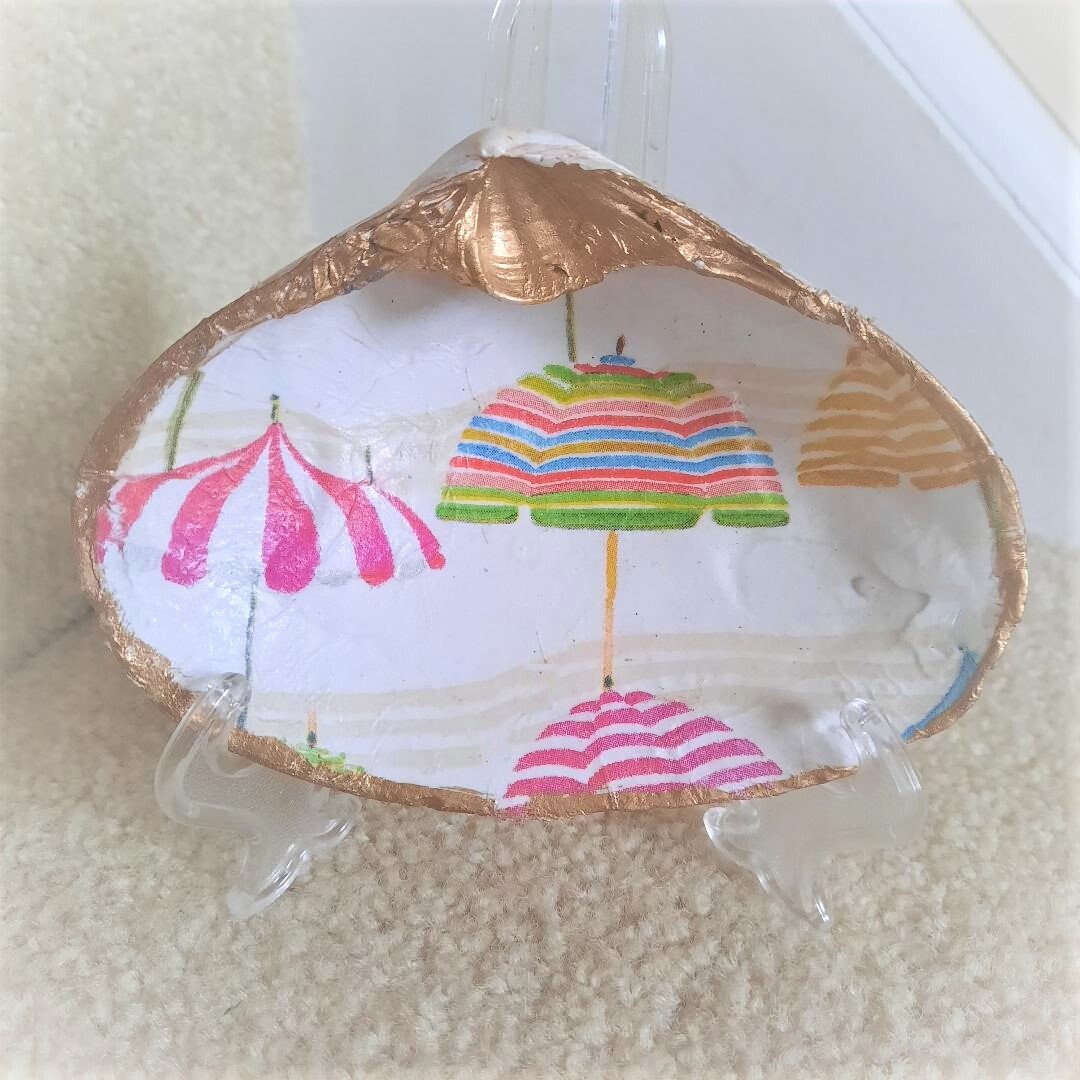 Clam Shell Art Beach Umbrellas - Etsy
