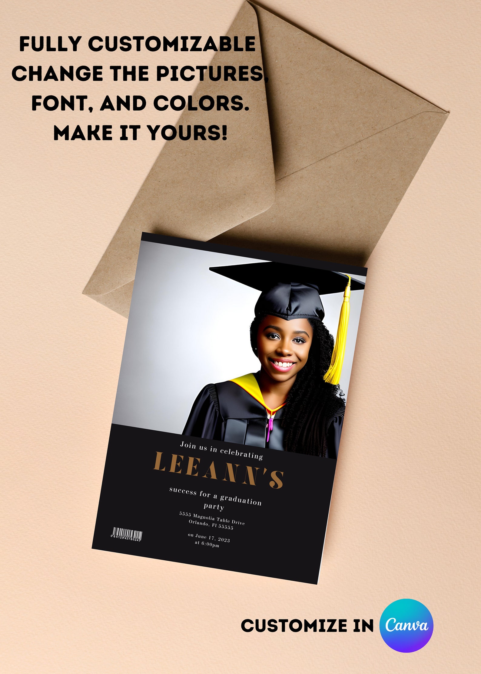 Magazine Cover Graduation Invite Graduation Party Graduation ...