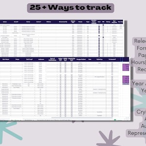 Library Catalog Spreadsheet | Personal Book Tracker Template | Book ...