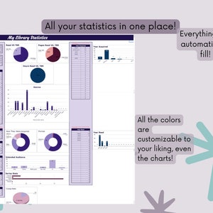 Library Catalog Spreadsheet | Personal Book Tracker Template | Book ...