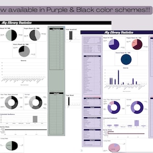 Library Catalog Spreadsheet | Personal Book Tracker Template | Book ...