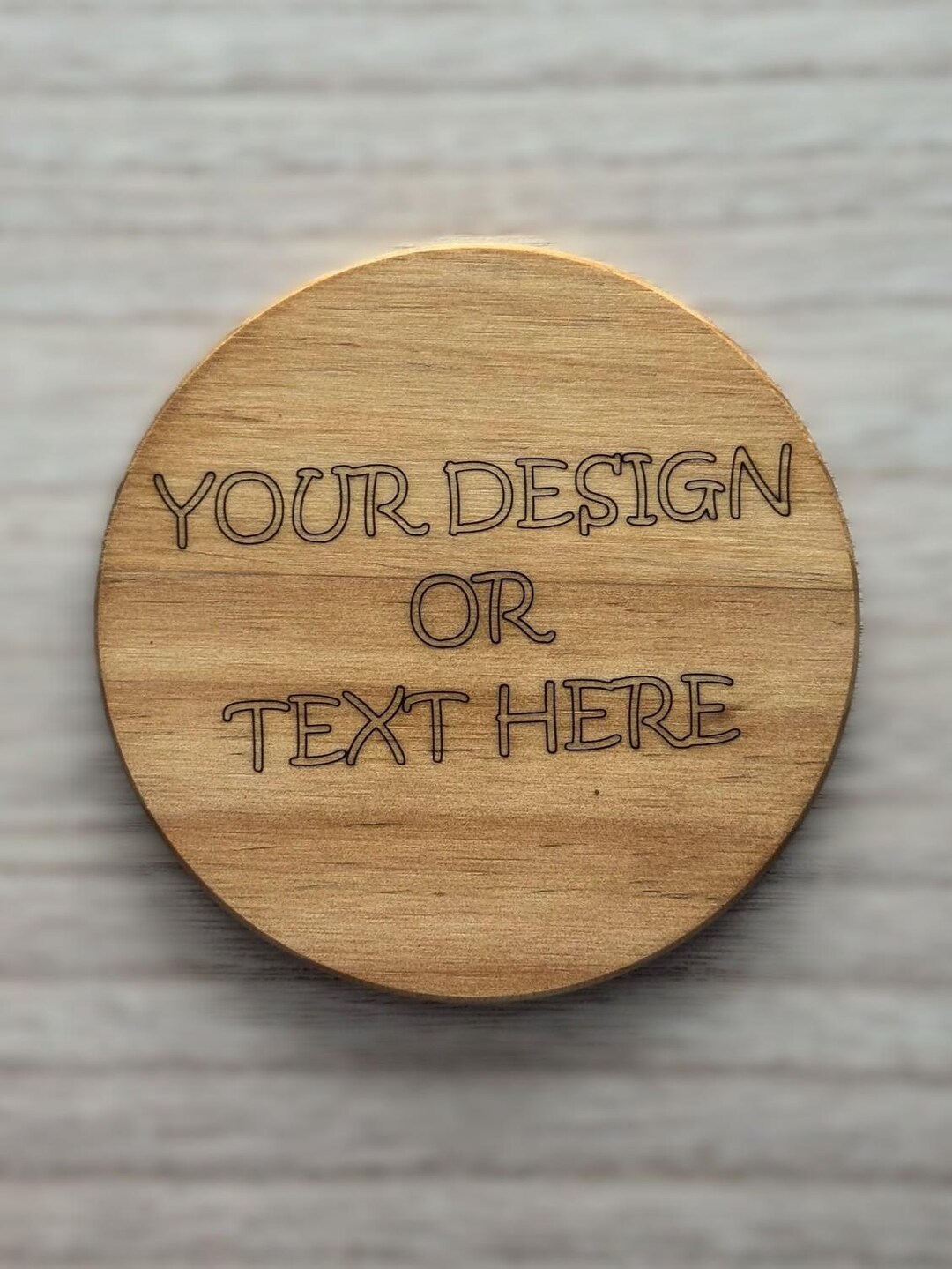 Custom Engraved Wood Coaster – Personalized Drink Coasters With Any ...