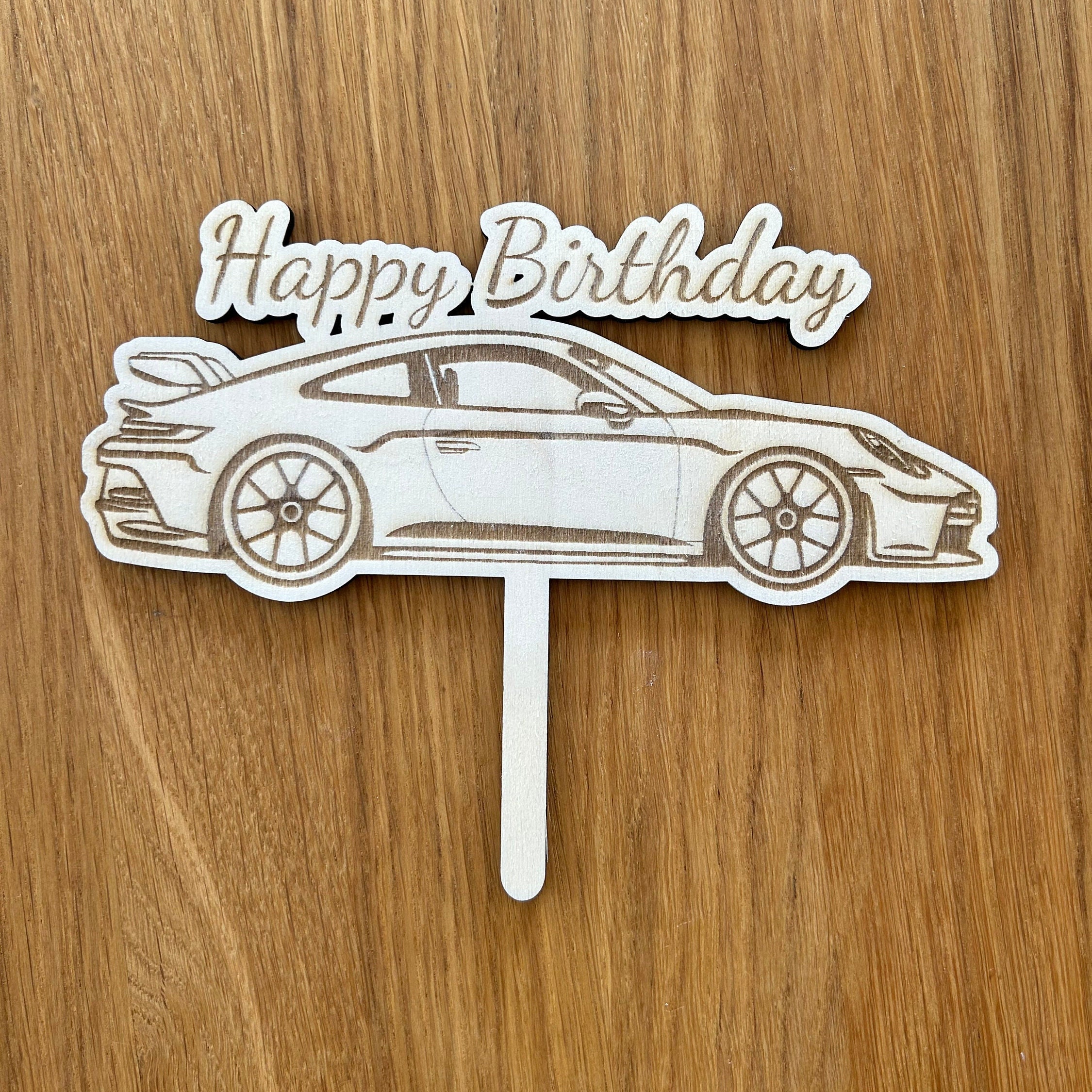 Porsche Cake Topper Caketoppers for Birthday Wedding - Etsy UK
