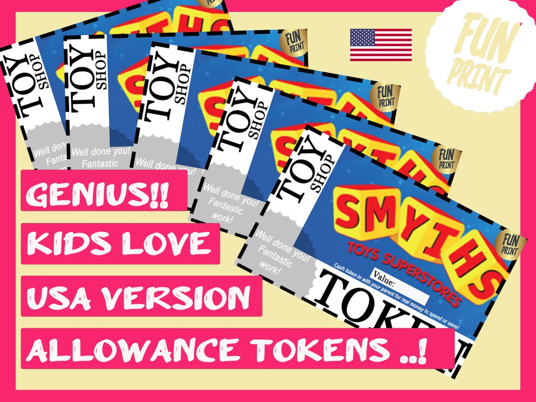 IOU Vouchers Kids USA - Etsy