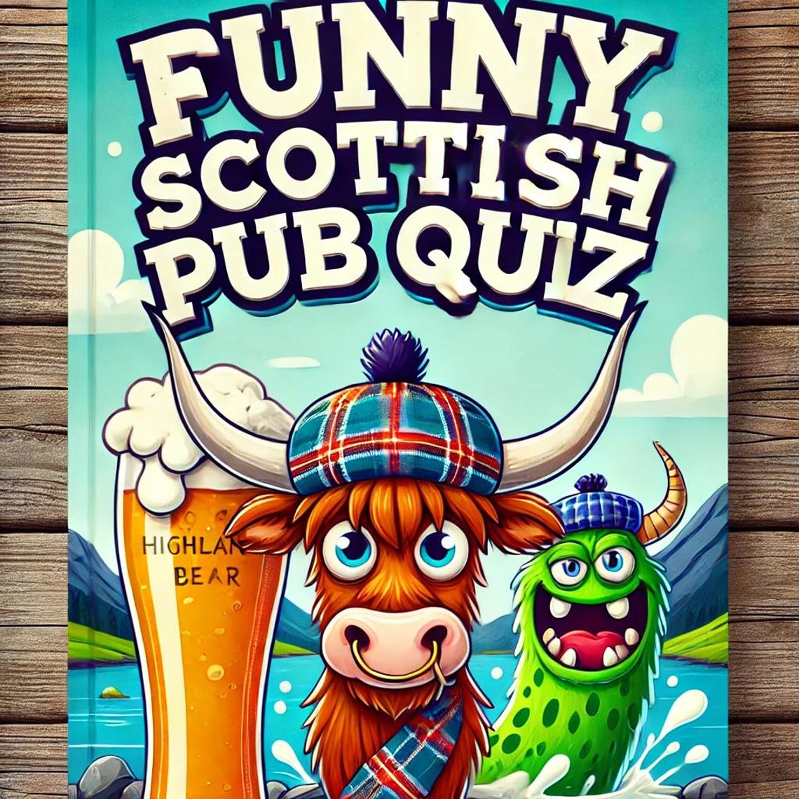 Ultimate Scottish Pub Quiz Printable - Burns Night Special With 50 ...
