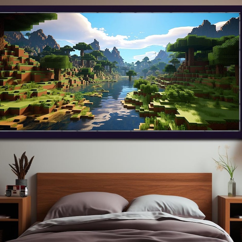 Mincraft Poster - Etsy UK