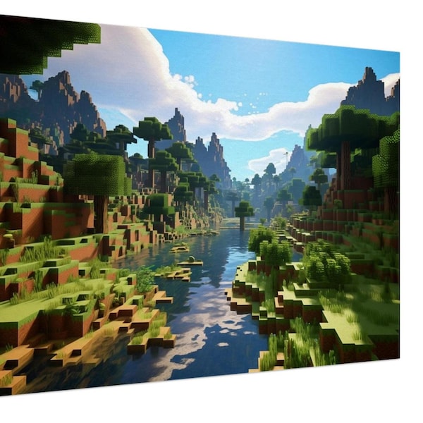 Mincraft Poster - Etsy UK