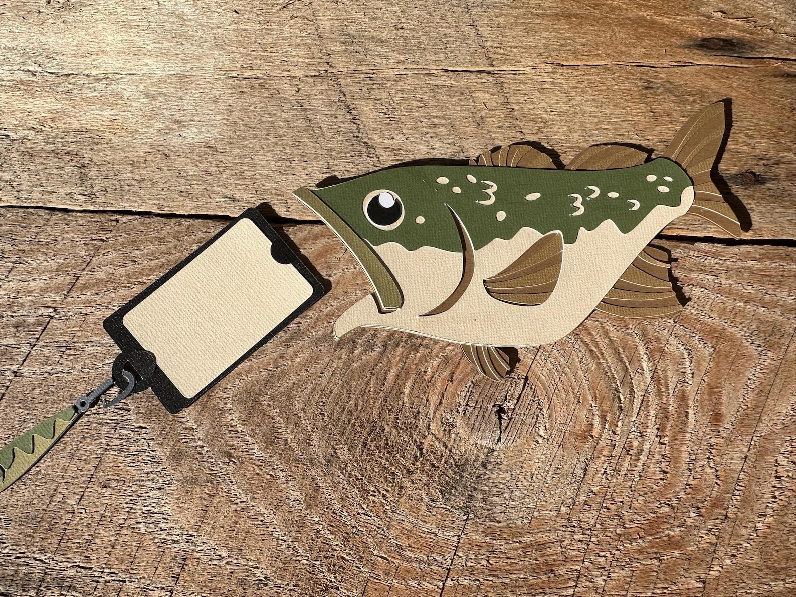 Gift Card Holder (fishing) - Etsy