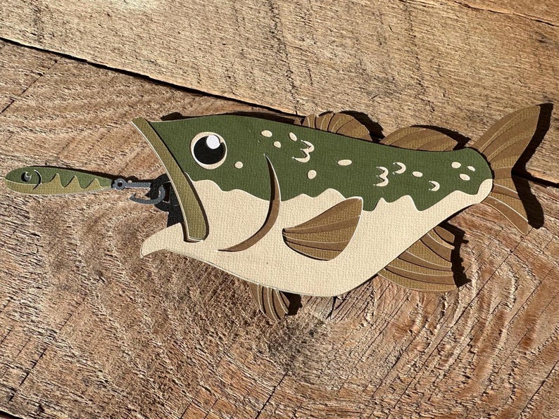 Gift Card Holder (fishing) - Etsy