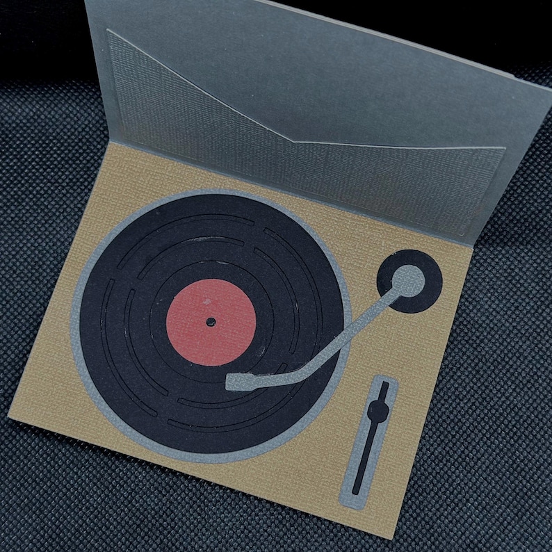 Gift Card Holder (record Player) - Etsy
