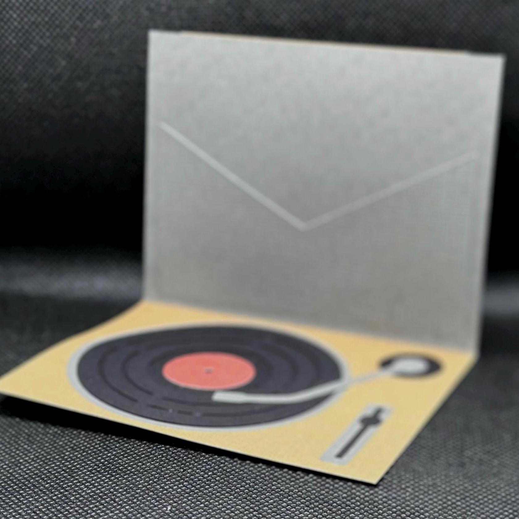 Gift Card Holder (record Player) - Etsy