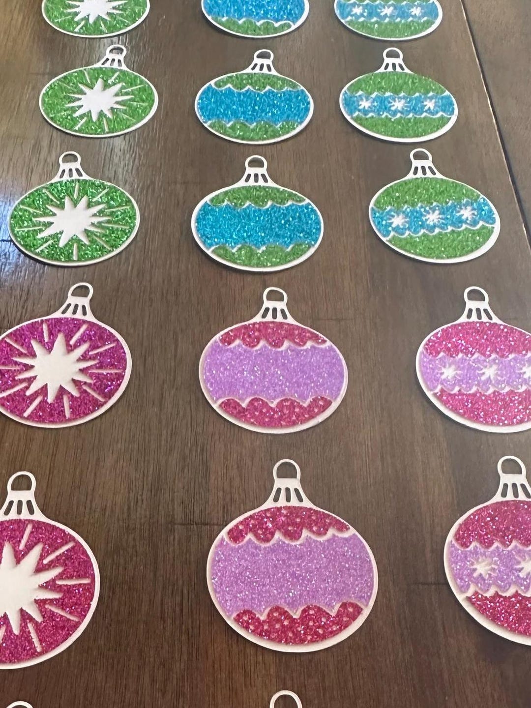 Handmade Christmas Ornament Gift Tags, Multi-color Paper Tags - Etsy