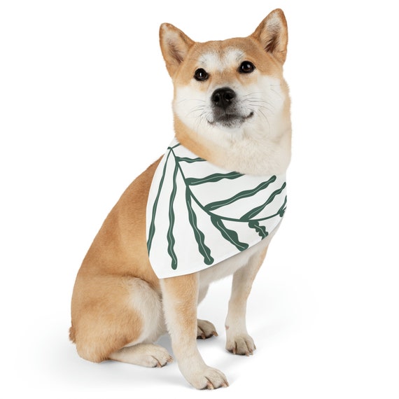 Pet Bandana Collar Fern Etsy
