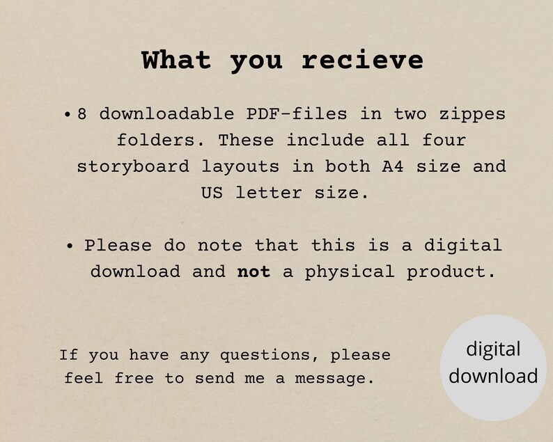 Downloadable and Printable Storyboard Templates for Film, Video and ...