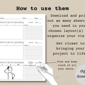 Downloadable and Printable Storyboard Templates for Film, Video and ...