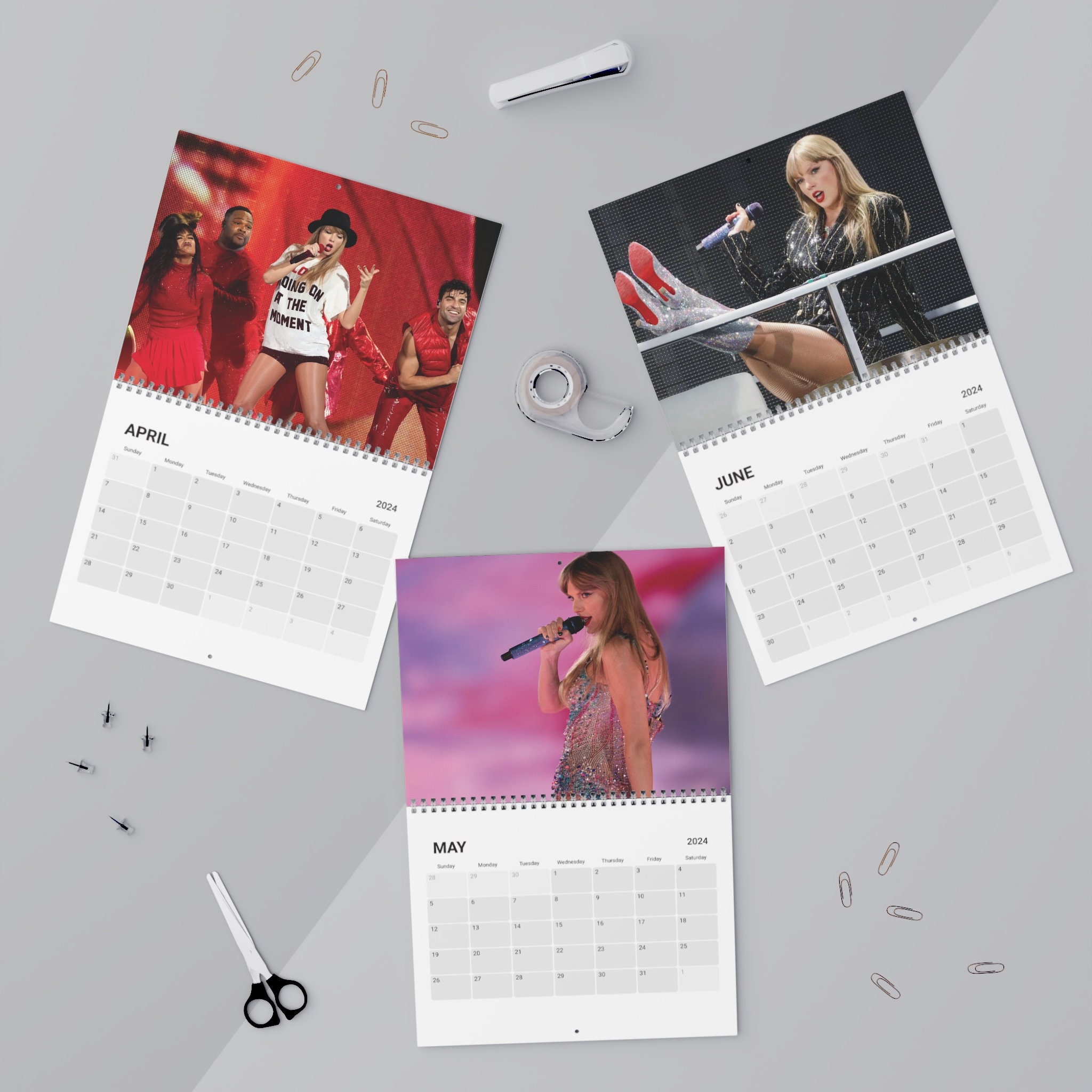 Taylor 2024 Calendar - Eras Tour Concert, Taylor Music/Songs sold by ...