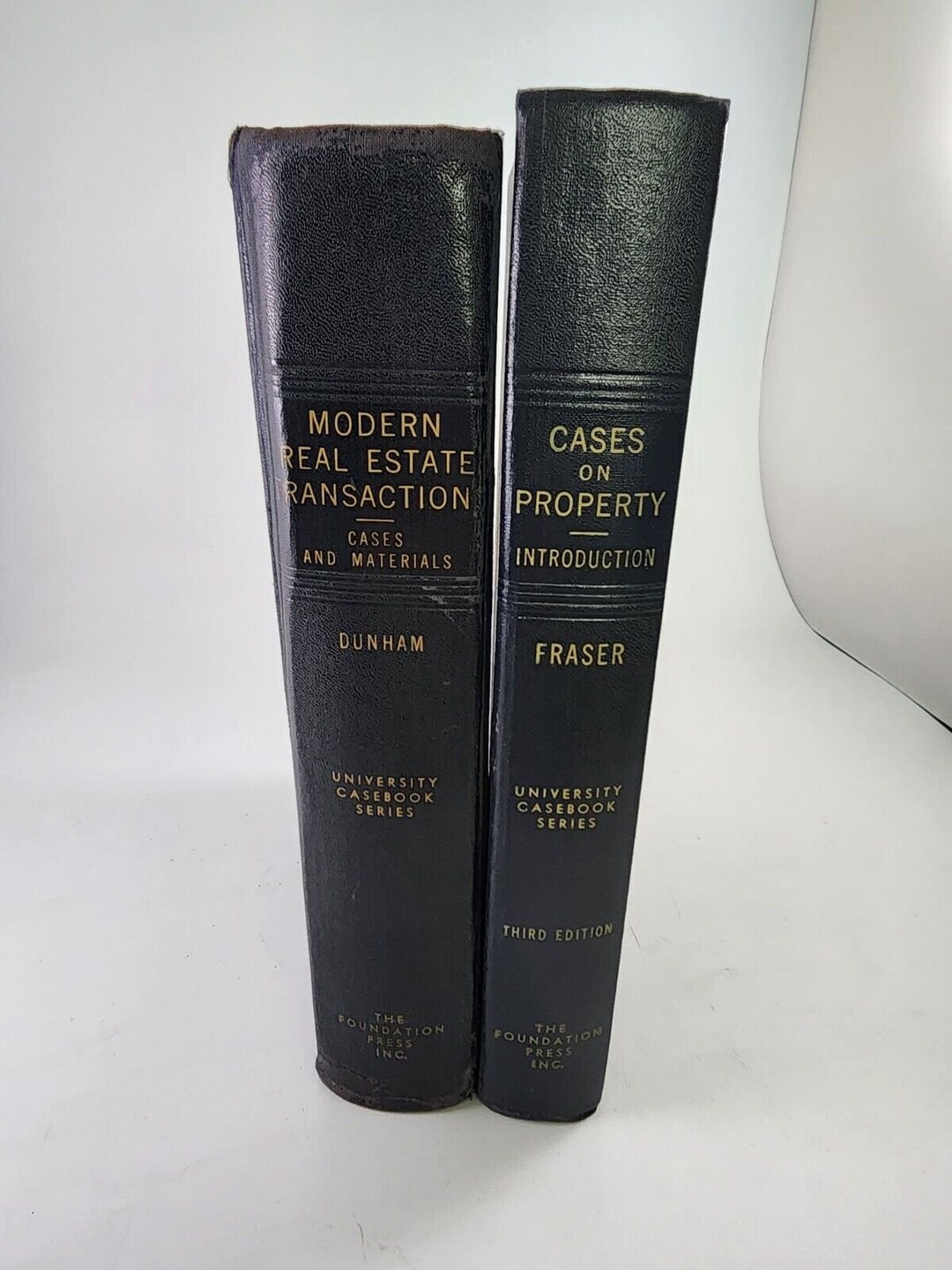 Vintage Law Books Lot of 2 University Casebook Series the Foundation ...