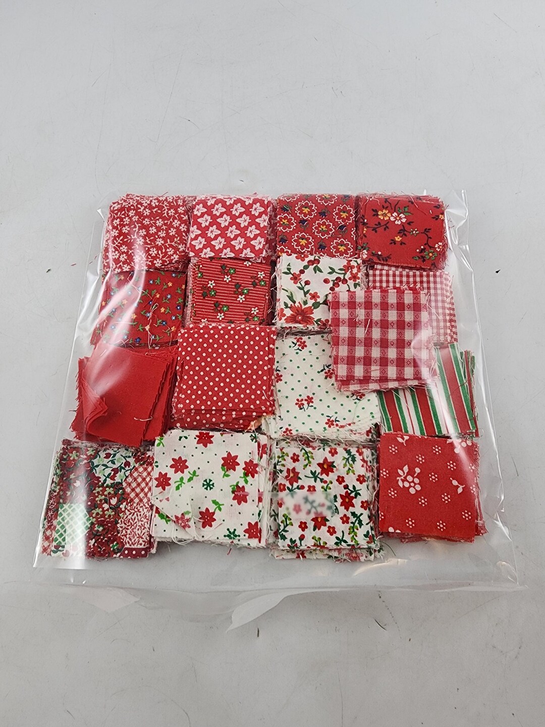 Red Fabric Quilting Squares – 440 Pieces, Christmas Craft Supply - Etsy