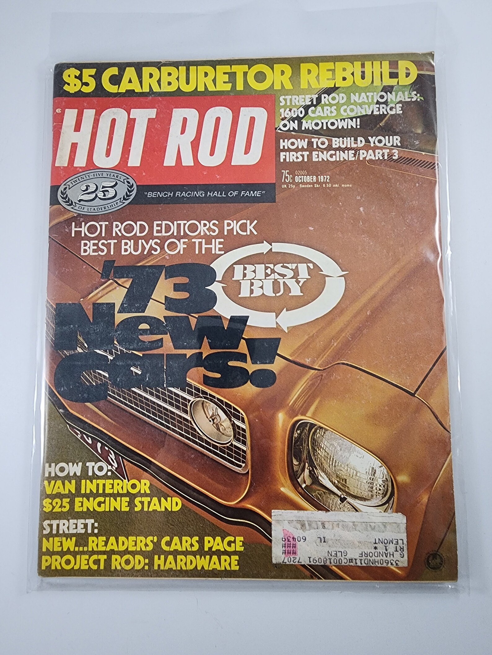 Vintage Hot Rod Magazine October 1972 - Etsy