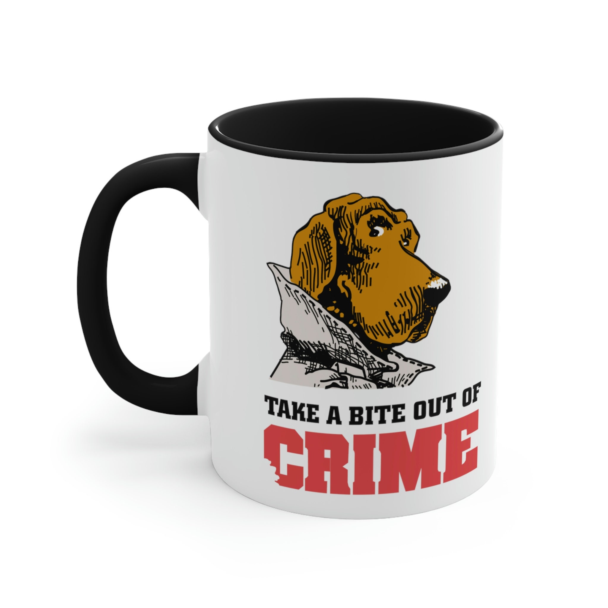 Mcgruff the Crime Dog, Take a Bit Out of Crime Ceramic Mug, 11oz - Etsy