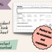 Incident Think Sheet - Incident Report, Behaviour Review, Regulation ...