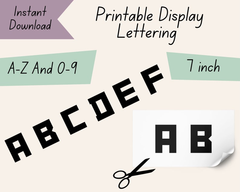 Bulletin Board, Classroom Lettering, Letters for Display Boards ...
