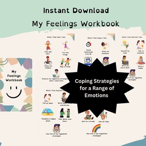 Emotions Worksheets, Feelings Worksheets, Autism Resources, Workbook ...