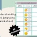 Understanding My Emotions Worksheet, Mental Health Digital Download ...