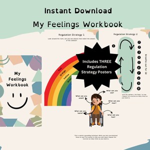Emotions Worksheets, Feelings Worksheets, Autism Resources, Workbook ...