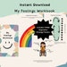 Emotions Worksheets, Feelings Worksheets, Autism Resources, Workbook ...
