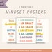 Three Mindset Posters for the Classroom, Mental Health Awareness ...