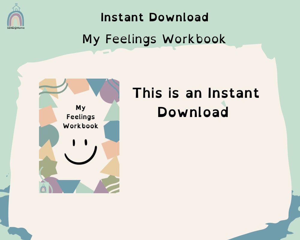 Emotions Worksheets, Feelings Worksheets, Autism Resources, Workbook ...