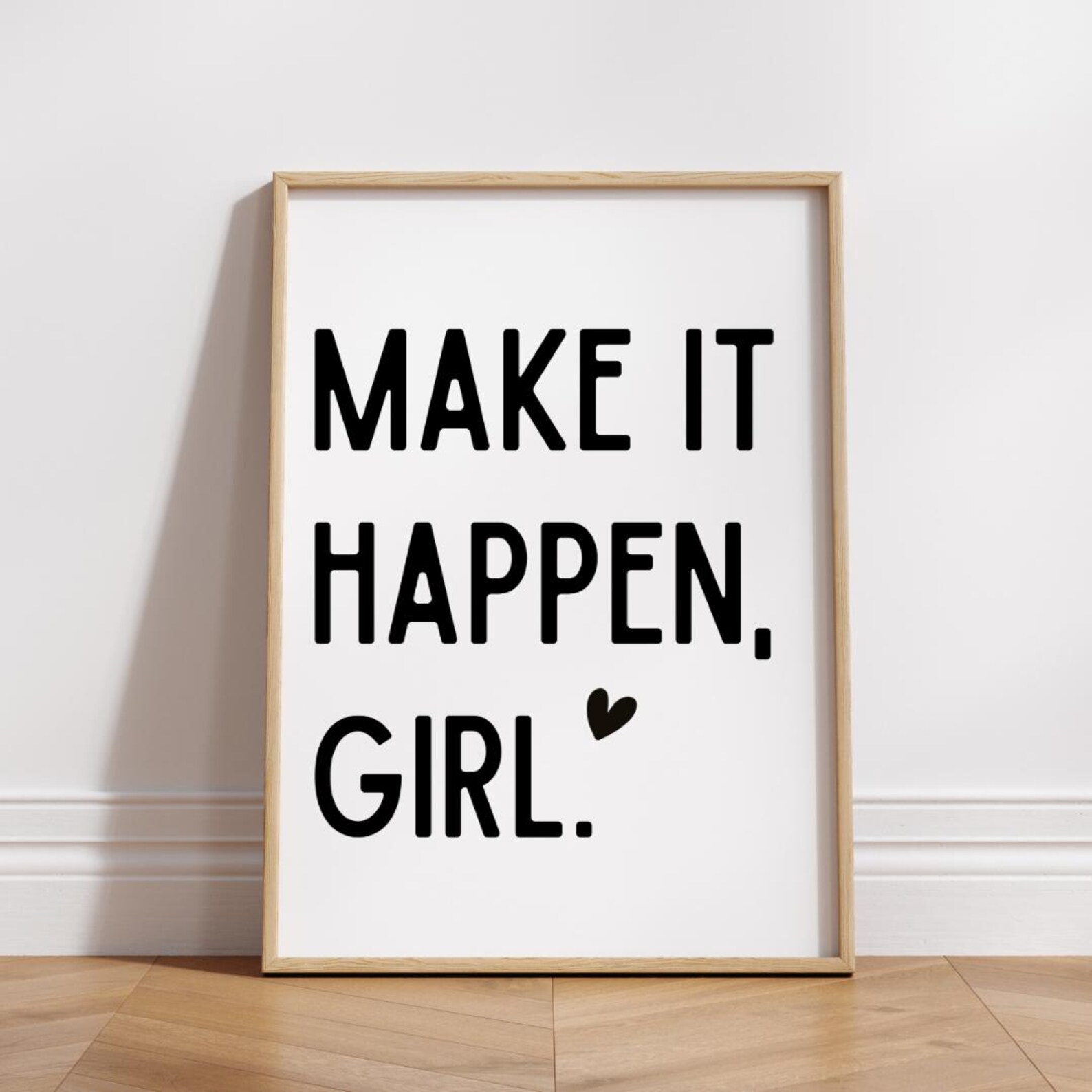 Minimalist Neutral Printable Wall Art Motivational Quote for Home and ...