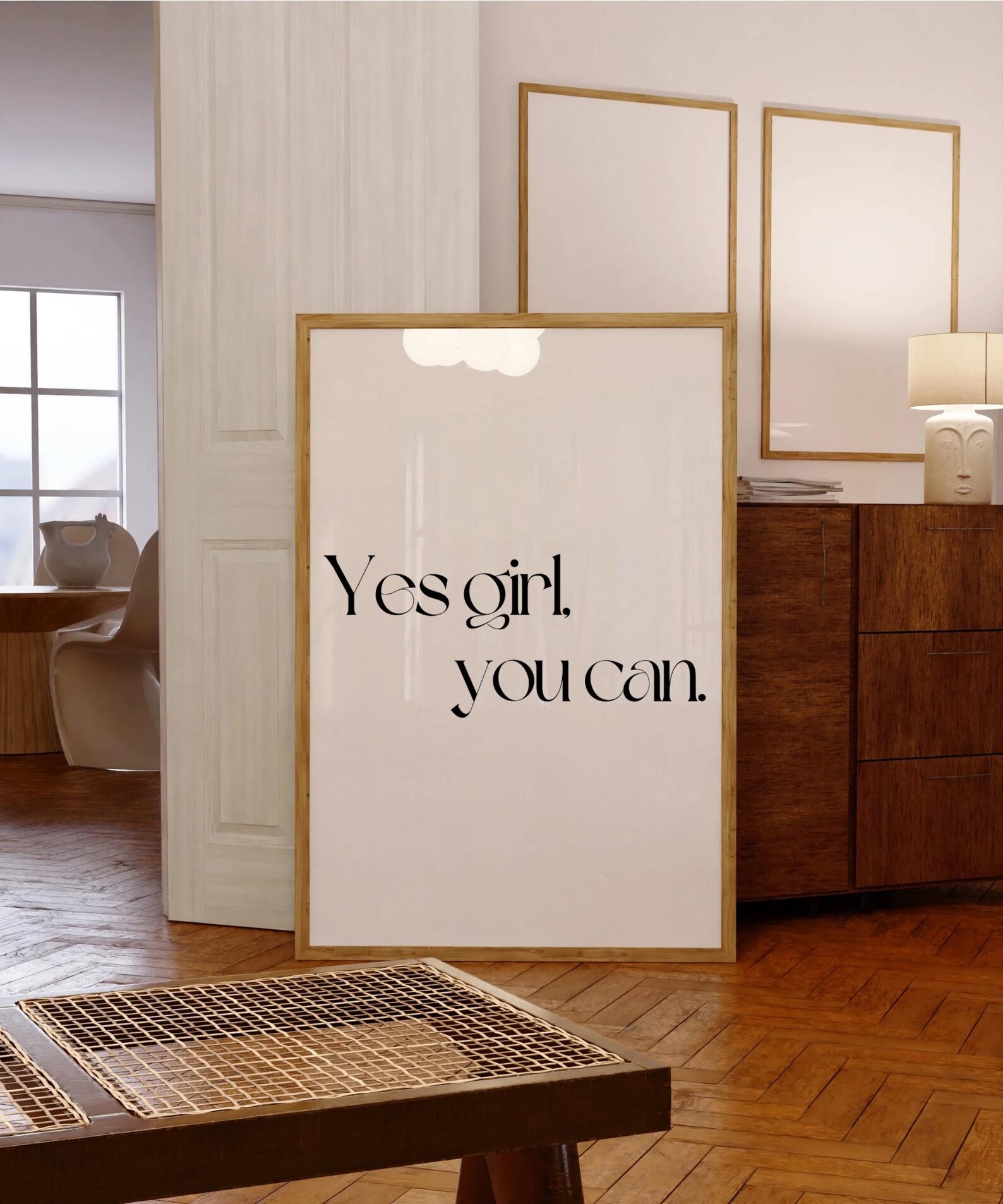 Minimalist Neutral Affirmation Printable Wall Art Motivational Quote ...