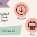Incident Think Sheet - Incident Report, Behaviour Review, Regulation ...