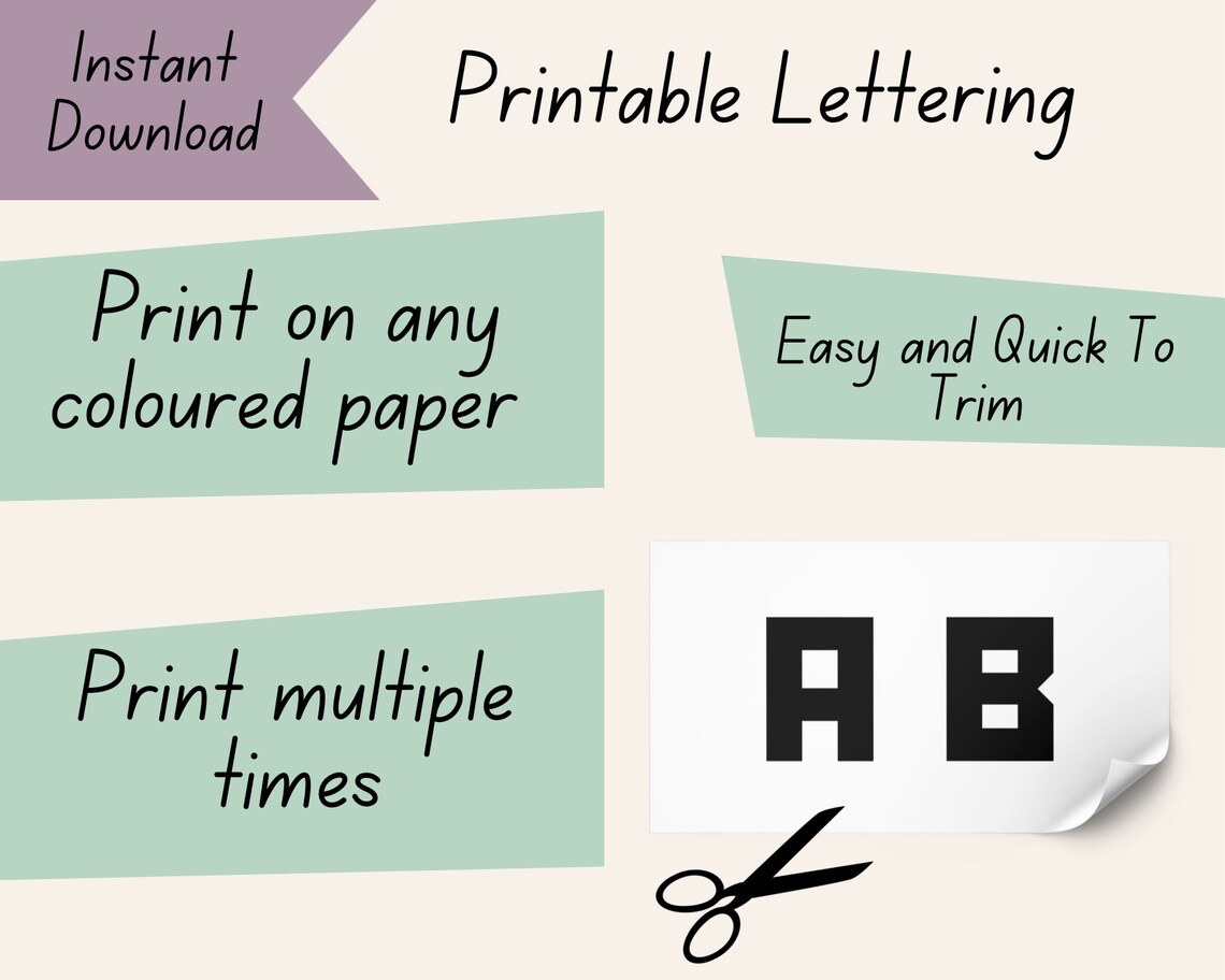 Bulletin Board, Classroom Lettering, Letters for Display Boards ...